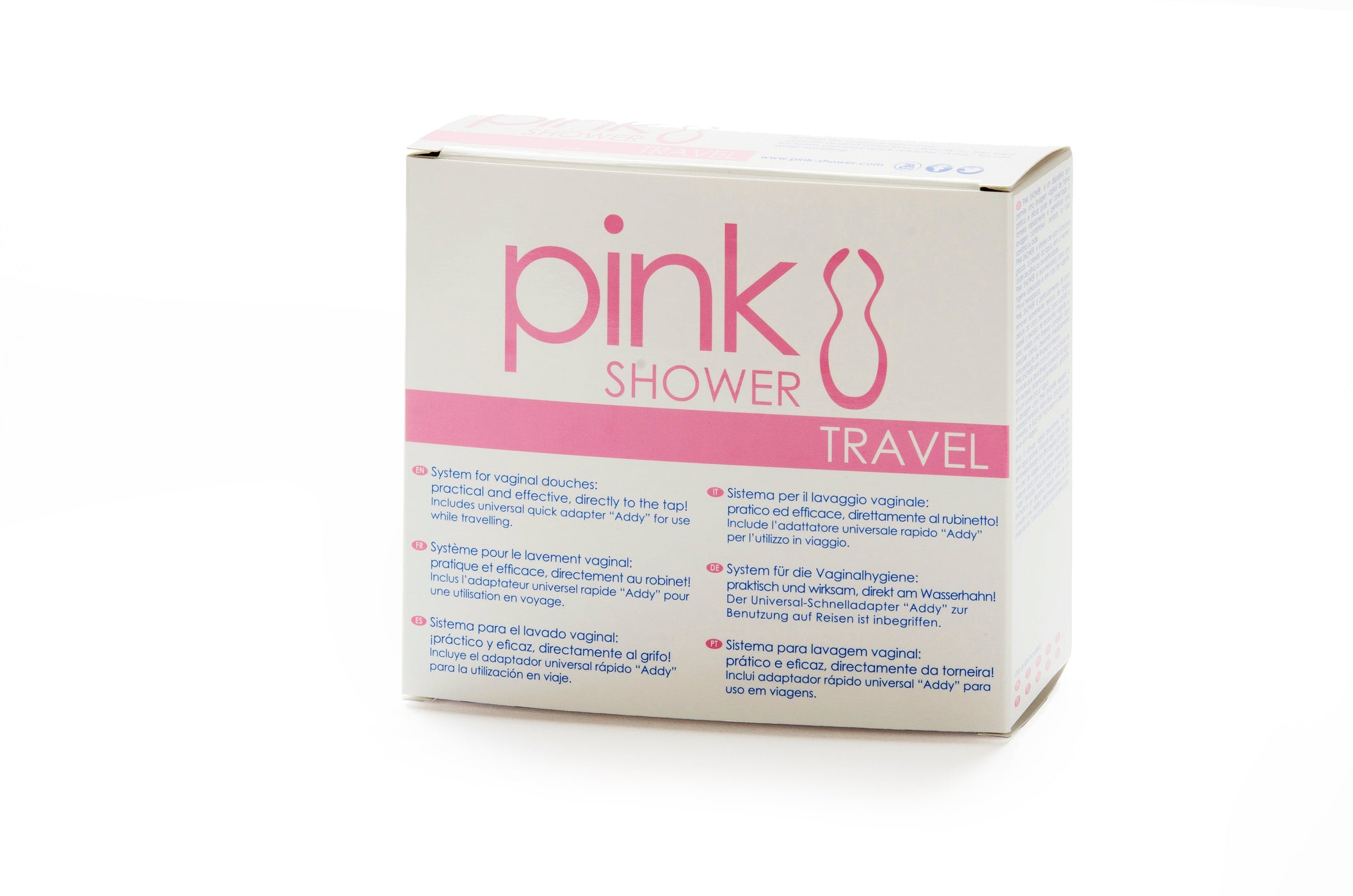 Pink Shower | Basic or Travel | Vaginal washing device — Water Powered