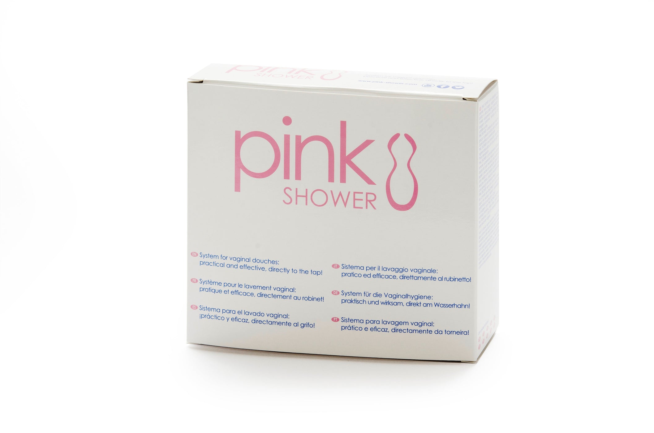 Pink Shower | Basic or Travel | Vaginal washing device — Water Powered